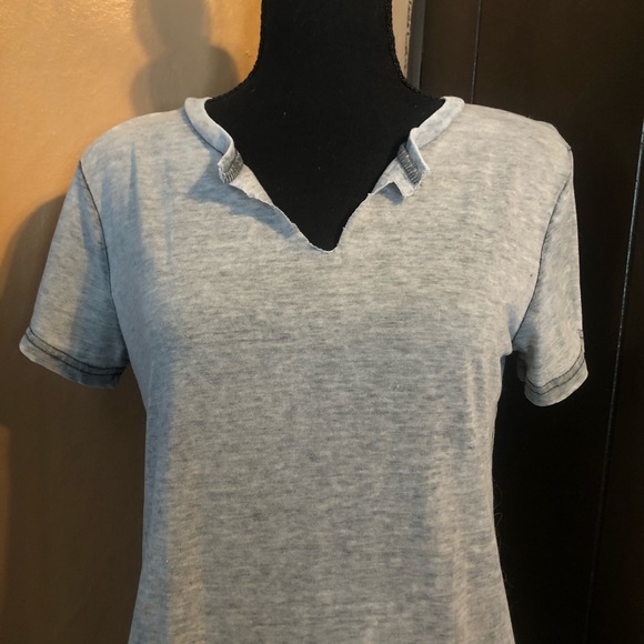 Forever 21 | Tops | Bogo Forever2 Acid Washed Grey Highlow Tshirt ...